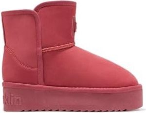 D.Franklin Bottes Femme Style Australien Plateforme Nordic V2 Low Rouge - Bottes pour Femme - Mode d&eacute;contract&eacute;e - Taille (37) - Mod&egrave;le nordic