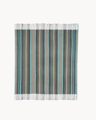 Kujten Tr&egrave;s grand bandana cachemire &agrave; franges - &Eacute;charpe Clyde