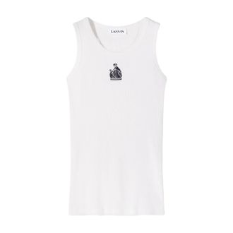 Lanvin &Auml;rmellose Oberteile - - Tops - Damen - Wei&szlig; - XS