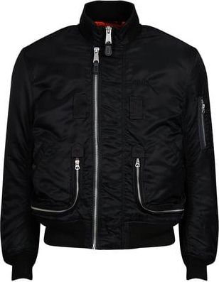 Schott NYC Blouson droit zipp&eacute; uni