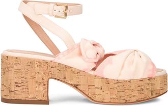 Alberta Ferretti Femme, Chaussures, Rose, Taille: 39 EU Sandales &agrave; plateforme