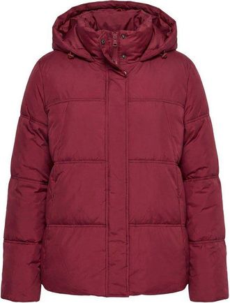 Ulla Popken Steppjacke HYPRAR Steppjacke Oversized Kapuze Zipptaschen