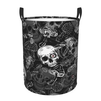 Generic Tarnsch&auml;delpilz W&auml;schekorb Rund W&auml;schek&ouml;rbe Wasserdichter W&auml;schetonne F&uuml;r Waschk&uuml;che Lagerung Kleidung