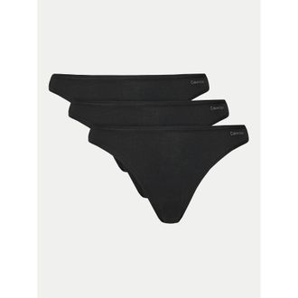 Calvin Klein Underwear Panty-Set 000QD5218E Schwarz