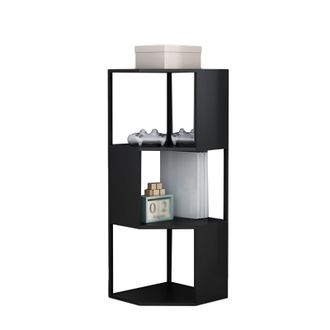 Generic 3/4-st&ouml;ckiges Eck-B&uuml;cherregal, kreatives unregelm&auml;&szlig;iges B&uuml;cherregal, aus Eisen, geeignet for die Aufbewahrung von B&uuml;chern, Fotoalben und Dekorationsge