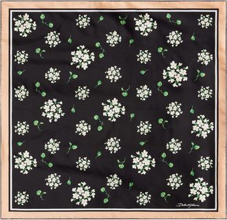 Dolce & Gabbana Tuch aus Seiden-Twill