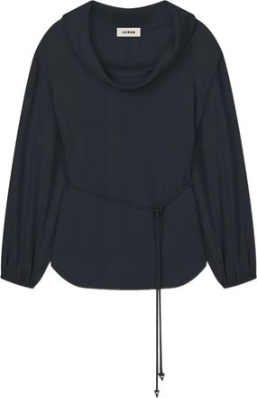 &Aacute;eron Soraya long-sleeve blouse - Schwarz