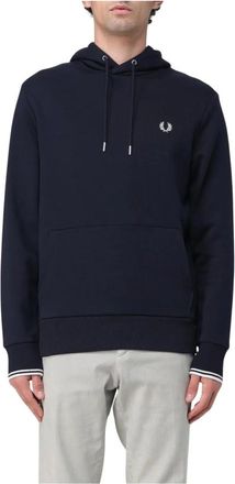 Fred Perry Homme, Sweatshirts et sweats à capuche, Bleu, Taille: 2XL SweaT-shirts