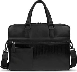 Bugatti Joel grand sac business en cuir, sac ordinateur portable jusquà 17, noir