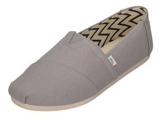 Toms Toms Baskets Classiques Alpargata pour Homme, Toile de Coton recyclé Gris Drizzle, 43.5 EU