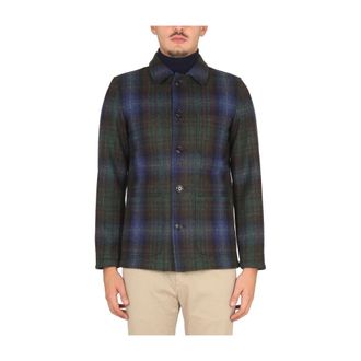 Aspesi Klassische Kragen-Knopfleiste - - Jackets - Herren - Mehrfarbig - S