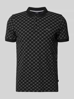 Joop Slim Fit Poloshirt mit Logo-Muster Modell Paigam