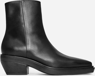 Arket Lederstiefel -Schwarz