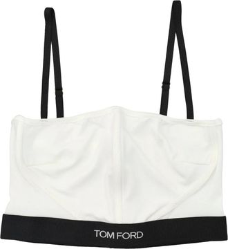 Tom Ford Femme, Sous-v&ecirc;tements, Blanc, Taille: 42 FR Modal Signature Bra