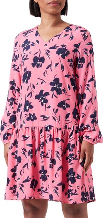 Comma Kleid mit Allover Muster