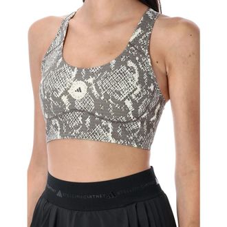 adidas by Stella McCartney Femme, Sport, Gris, Taille: 40 FR Snake Print Bra Top