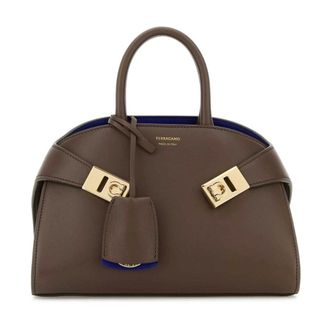 Ferragamo Femme, Sacs, Brun, Taille: ONE Size Mini Sac &agrave; Main Hug