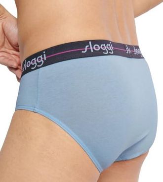 sloggi Start Midi C3P Box Femme, Red - Light Combination, 4