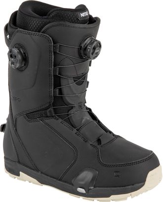 Nitro ATOMIC Herren Darkseid BOA All Mountain Freeride Freestyle Highend Premium Schnellschnürsystem Step On Boot Snowboardboot, Black, 28.5