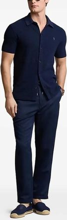 Polo Ralph Lauren Hose aus Leinen - Blau