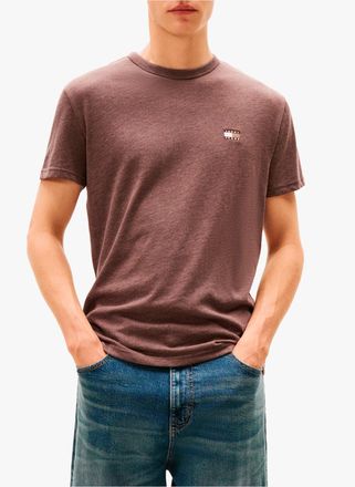 Tommy Hilfiger T-shirt col rond manches courtes logo brod&eacute;