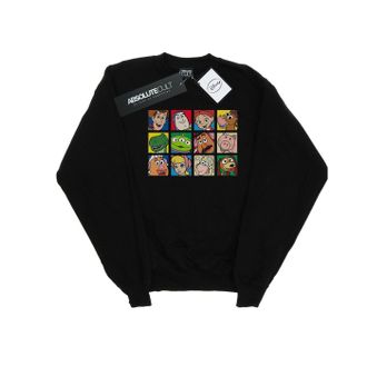 Disney Toy Story Character Squares Sweatshirt f&uuml;r Herren (Schwarz)