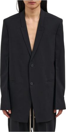 Rick Owens Homme, Vestes, Noir, Taille: L Veste Concordian