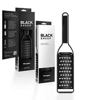 Microplane Râpe Très Gros Grains avec lame en acier inoxydable fabriquée aux États-Unis pour fromage, pomme de terre, courgette, carotte, pomme & chou de la Coll