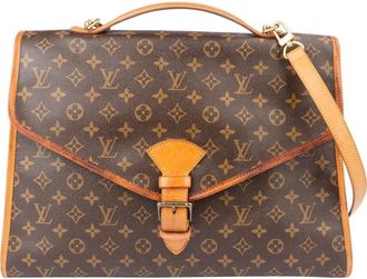 Louis Vuitton Crossbody Bags - Louis Vuitton Canvas Monogram Bel Air Handbag - Gr. unisize - in Braun - f&uuml;r Damen