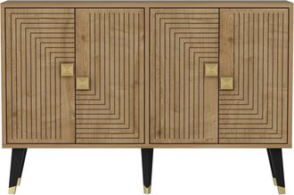 Hanah Home Ahart - Sapphire Oak, Gold
