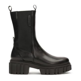 Kazar Schwarze Slip-On Chelsea-Boots auf Kleeblattsohle.Dieses Produkt f&auml;llt gro&szlig; aus. - - Shoes - Damen - Schwarzk - 39 EU
