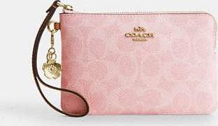 Coach Tasche Aus Signature-Canvas Mit Handschlaufe, Rundumrei&szlig;verschluss Und Anh&auml;ngern