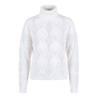 Semicouture Col roul&eacute; - Femme - Pulls - Blanc - Taille: 36 FR