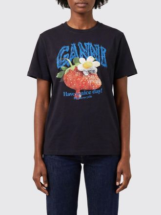 Ganni T-Shirt Femme couleur Anthracite