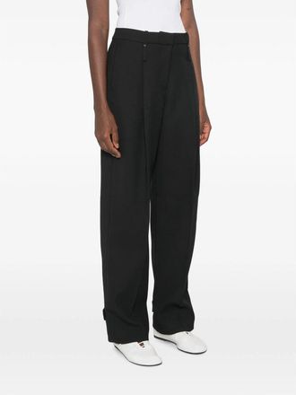 Stine Goya Pressed-Crease Tailored Trousers - Black