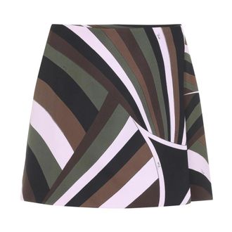 Pucci Seiden-Minirock - - Skirts - Damen - Mehrfarbig - S