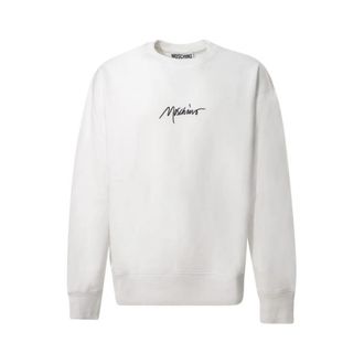 Moschino Stilvolles Sweatshirt - - Sweatshirts & Hoodies - Herren - Wei&szlig; - S