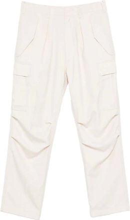 Tom Ford Homme, Pantalons, Blanc, Taille: W31 Wool Cashmere Silk Reps Cargo Pant