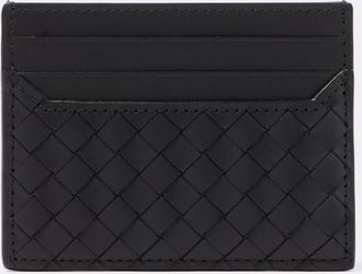 Bottega Veneta Kartenetui Intrecciato aus Leder