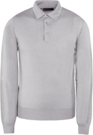 Moorer Homme, Pulls, Gris, Taille: 3XL Maille style polo