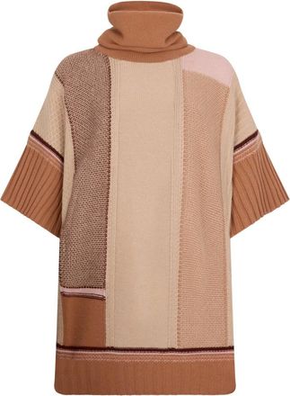 Malo Femme, Pulls, Multicolore, Taille: 36 FR Pull Oversize