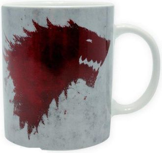 Game of Thrones Tasse Geschenktasse 320ml - The North remembers - toll und stabil verpackt in einer Geschenkbox