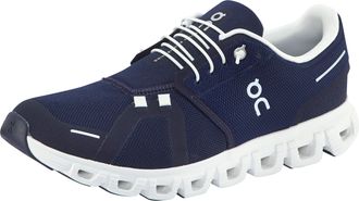 On Running Sneaker ON RUNNING ON RUNNING CLOUD 6, Herren, Gr. 42,5, blau (midnight, wei&szlig;), Synthetik, Schuhe Sneaker, Topseller