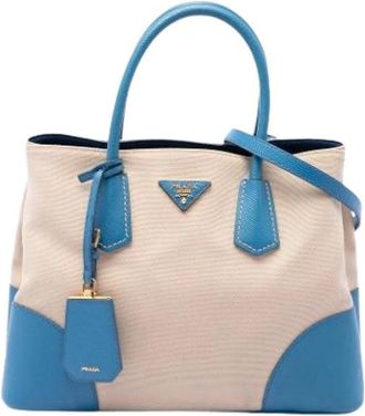Prada Sac port&eacute; &eacute;paule Pre-owned - Femme - Pre-owned - Beige - Taille: ONE Size