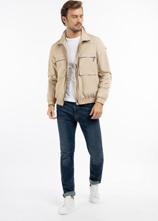 Dreimaster Dreimaster &Uuml;bergangsjacke - recyceltes Material Herren Beige