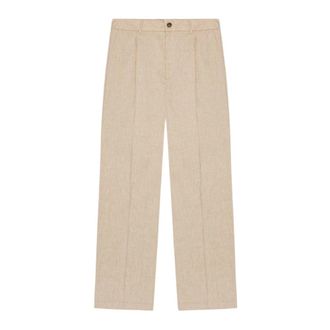 Les Deux Reece Anzughose mit Bundfalten - - Trousers - Herren - Beige - W29