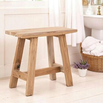 Pier Import Tabouret en teck nara