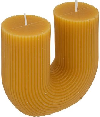 Atmosphera Atmosphera - LED-Kerze Demi senfgelb - 400g - Senfgelb