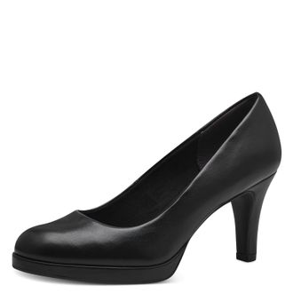 Tamaris Damen Pumps Stilettoabsatz Vegan; Black MATT, EU 40
