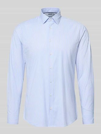 Jake*s Slim Fit Businesshemd mit Kentkragen